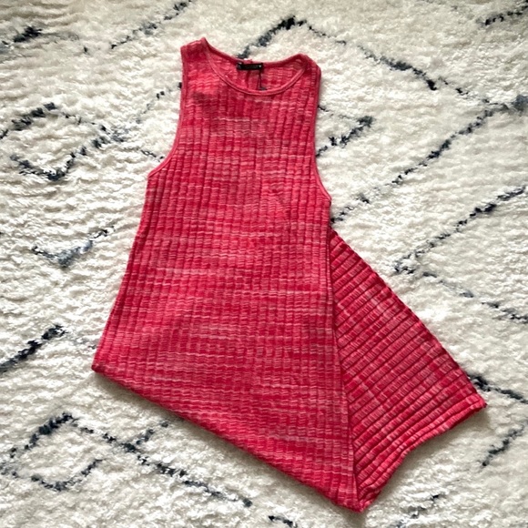 Zara | Dresses | Last Chance Pink Ribbed Soft Midi Dress | Poshmark